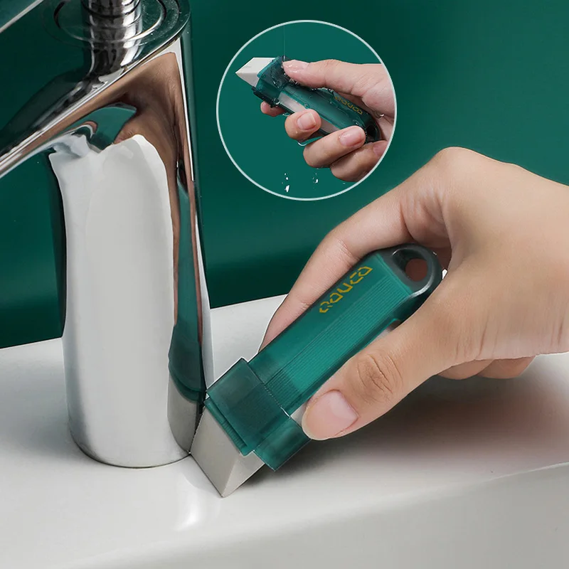 Multifunctional Cleaning Brushes Bathroom Faucet Gap Stains Cleaner Tools Resuable Magic Rubber ...