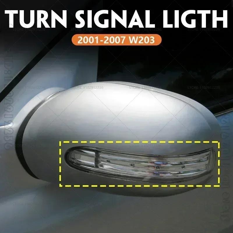 for 2001-2007 W203 Mercedes Benz C230/240/280/320/350 Door Mirror Light ...