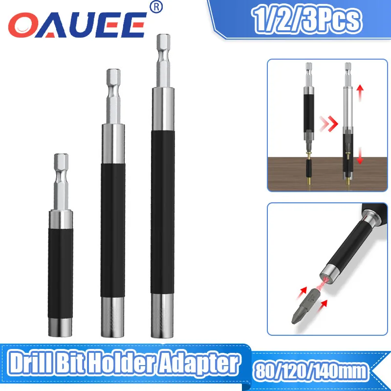 1-2-3pcs-1-4-Drill-Bit-Holder-Adapter-Hex-Screw-Socket-Magnetic-Impact ...