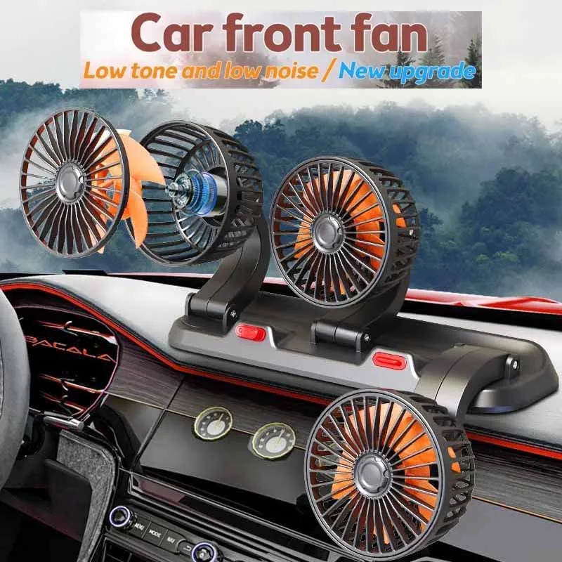 Car-3-Head-Air-Fan-Adjustable-Car-Fan-360-USB-12V-24V-Automotive ...
