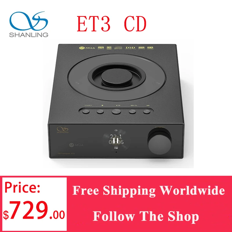 SHANLING ET3 CD Transport Player Full Featured Digital Turntable ...
