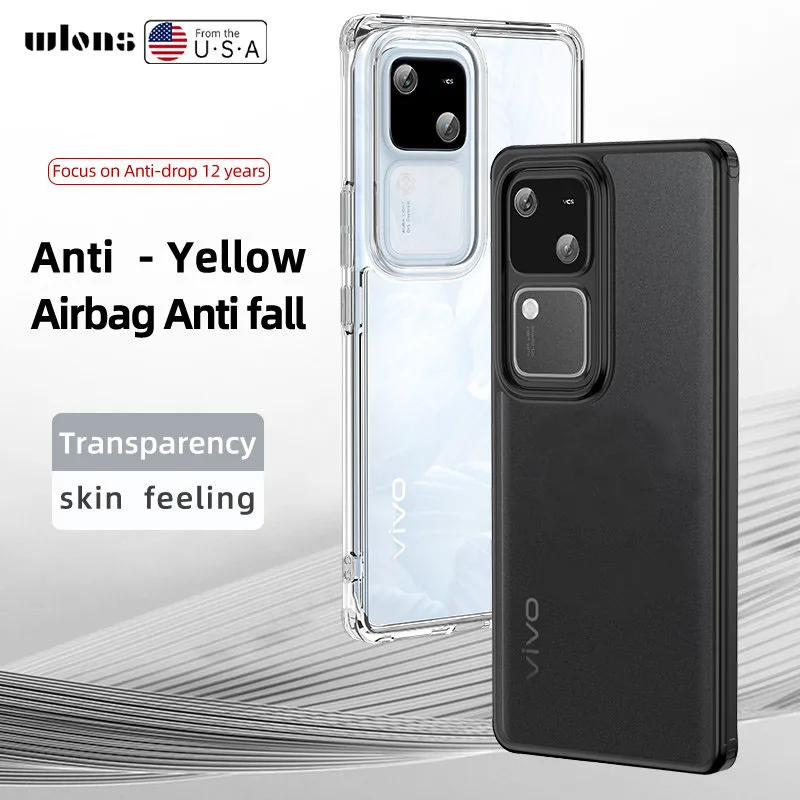 Vivo-V30-VivoV30-5G-V2318-funda-anti-amarilla-Airbag-silicona ...