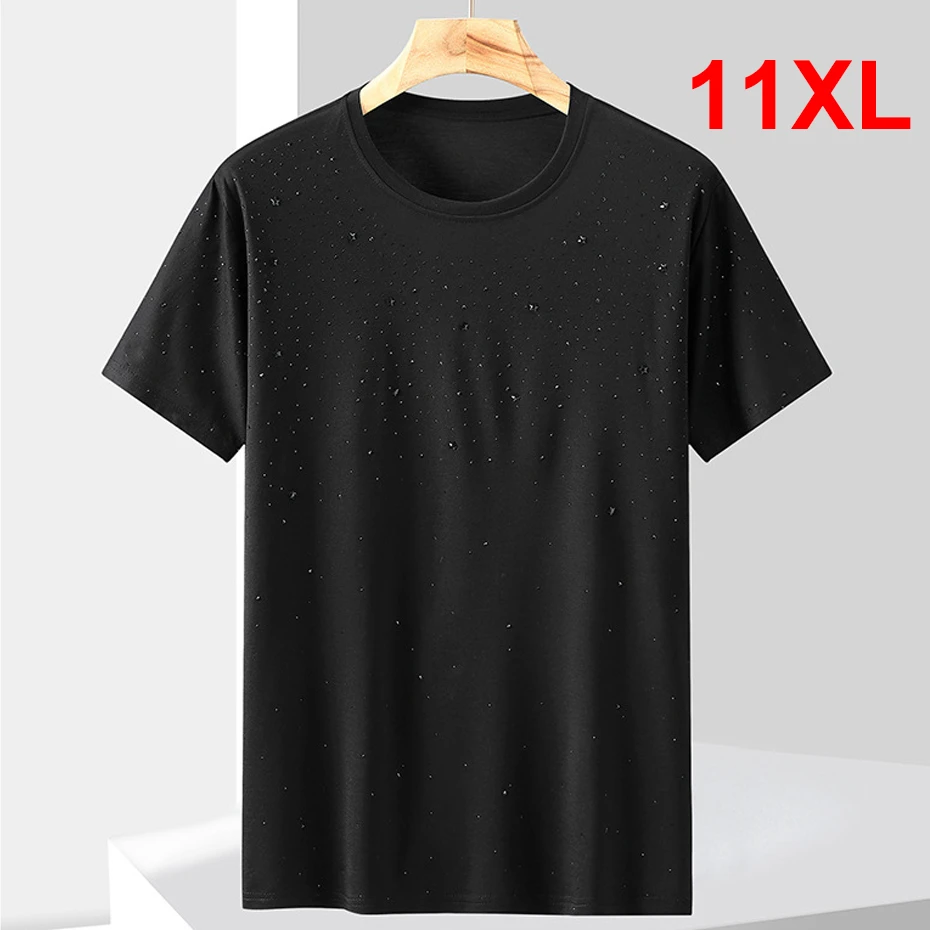 Plus-Size-10XL-11XL-T-shirts-Men-Summer-O-neck-Tshirts-Short-Sleeve ...