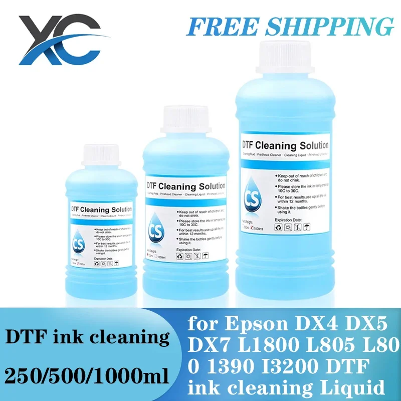 Strong Cleaning 3 volume DTF cleaning Solution for Epson DX4 DX5 DX7 ...