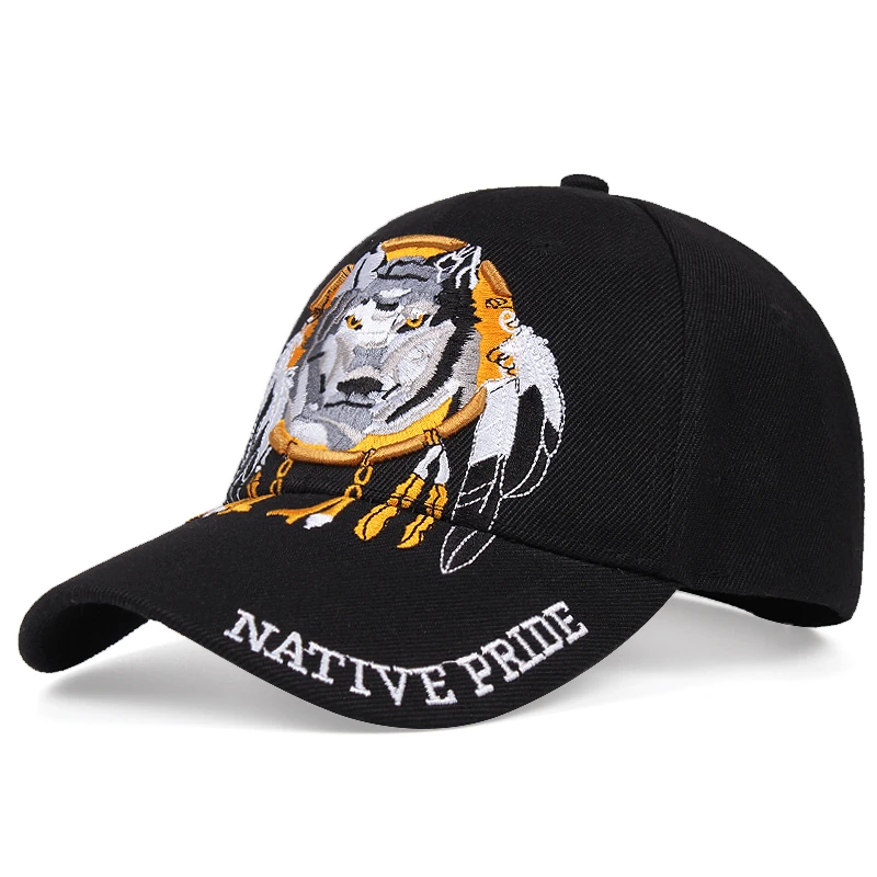 Fashion Baseball Cap for Men Women Animal 3D Embroidery Snapback Hat A ...