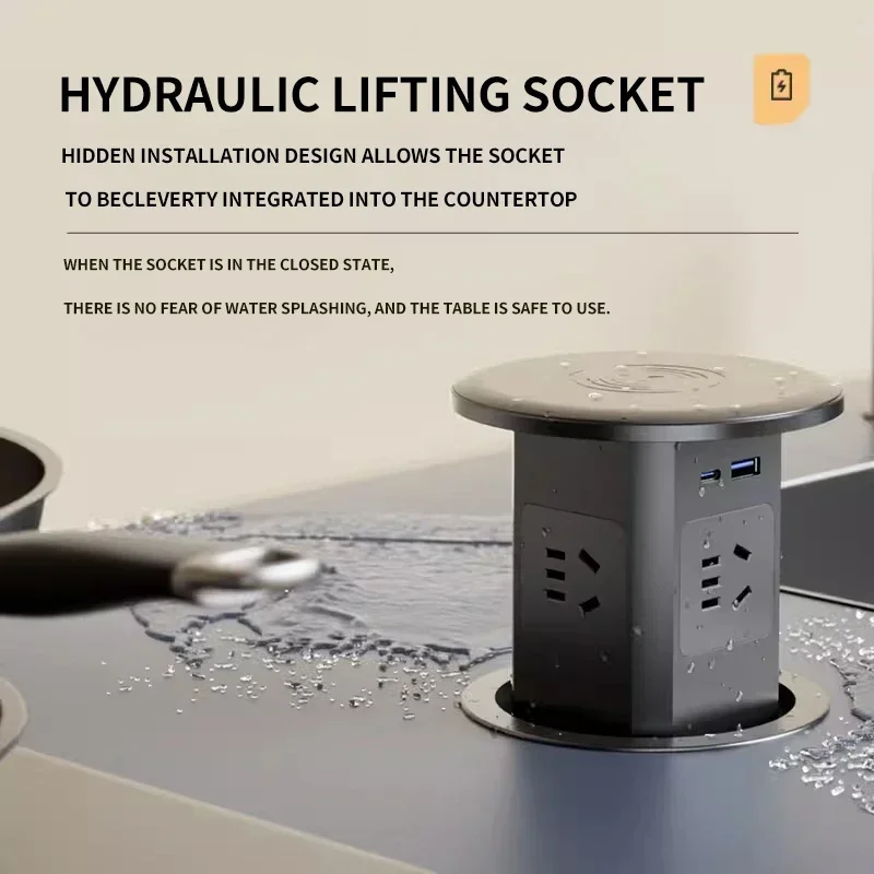 Automatic-pop-up-desktop-hidden-socket-US-UK-AU-standard-universal ...