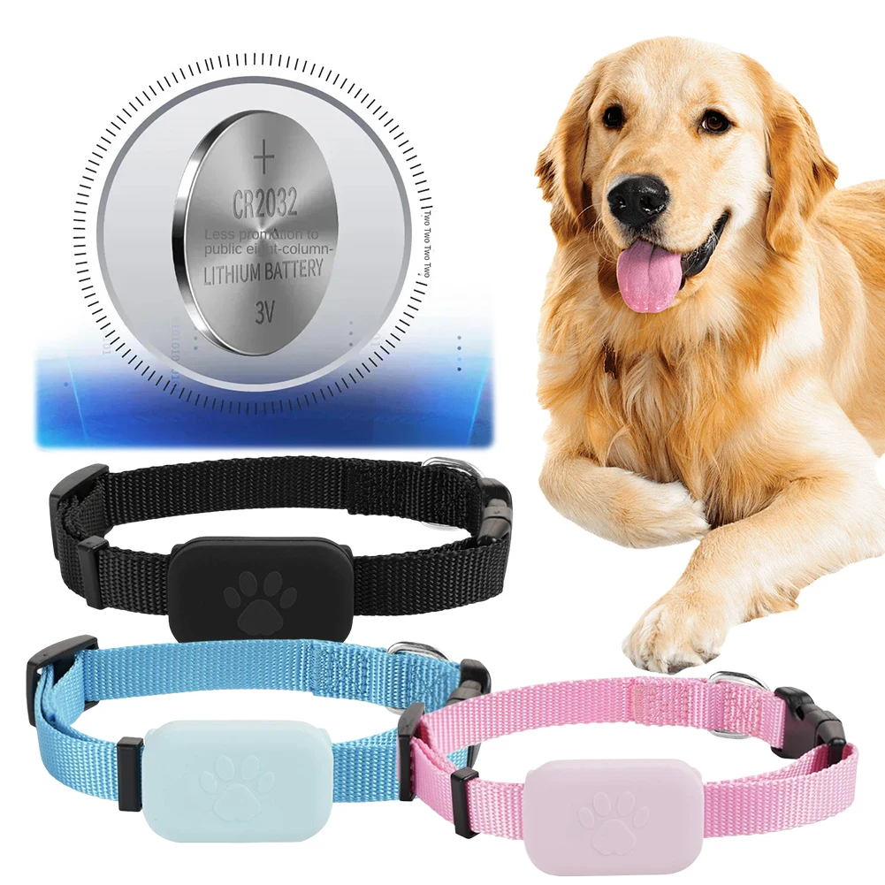 Waterproof Pet GPS Tracker - Dog & Cat Locator, Durable Silicone Collar ...