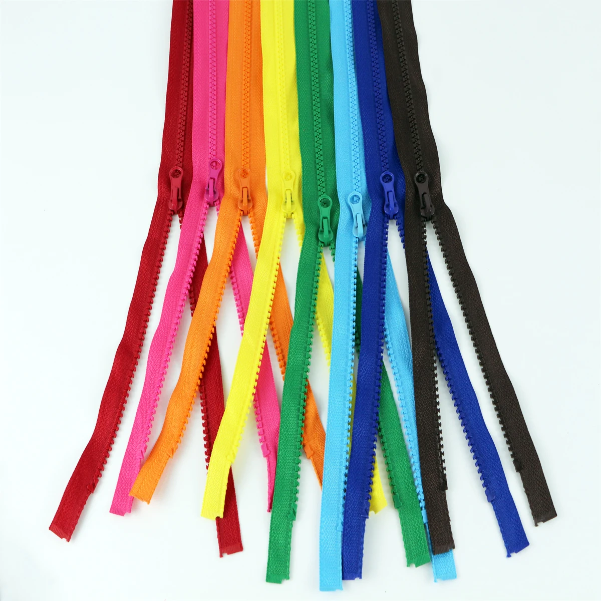 10pcs-5-resin-50CM-zipper-clothing-color-single-head-open-tail-long ...