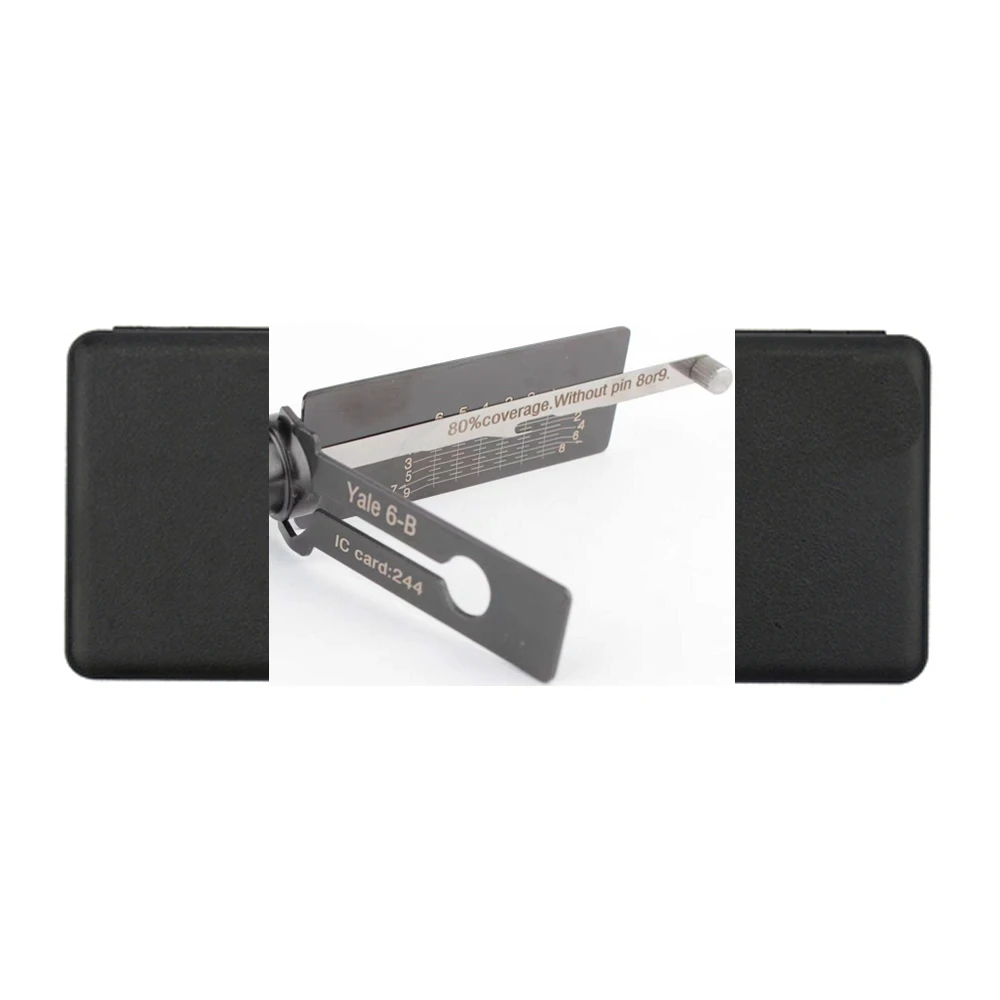 5pcs/box Lishi 2 In 1 CISA-5 YALE-5 YALE5-B YALE6 YALE6-B Auto ...