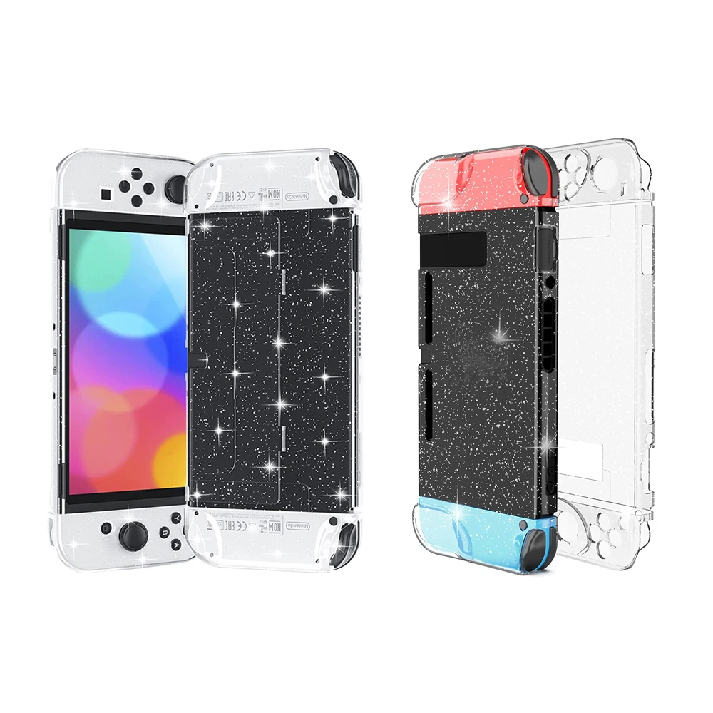 Clear-Glitter-Hard-Case-Crystal-Transparent-Cover-Bling-Shell-for ...