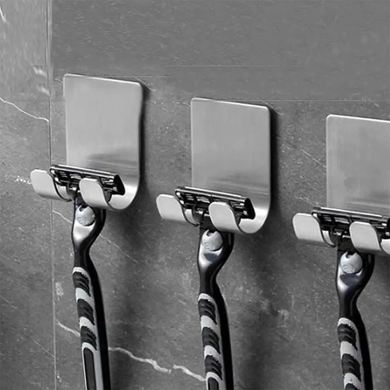1-3-5pcs-Stainless-Steel-Razor-Hook-Wall-Mounted-Razor-Rack-Storage ...
