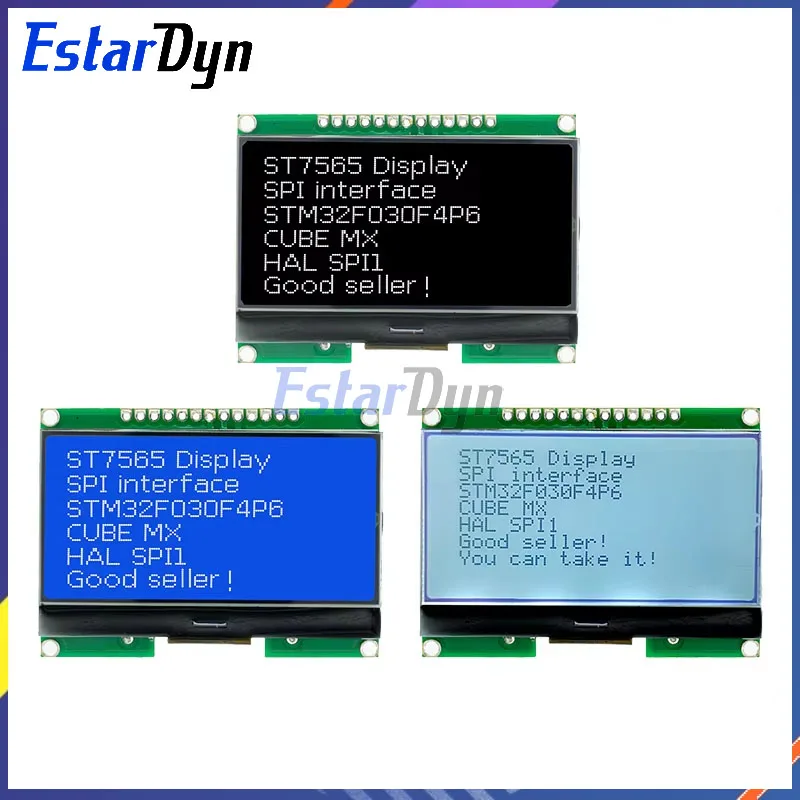 Estardyn-Lcd12864-12864-06D-12864-LCD-module-COG-with-Chinese-font-dot-matrix-screen-SPI ...
