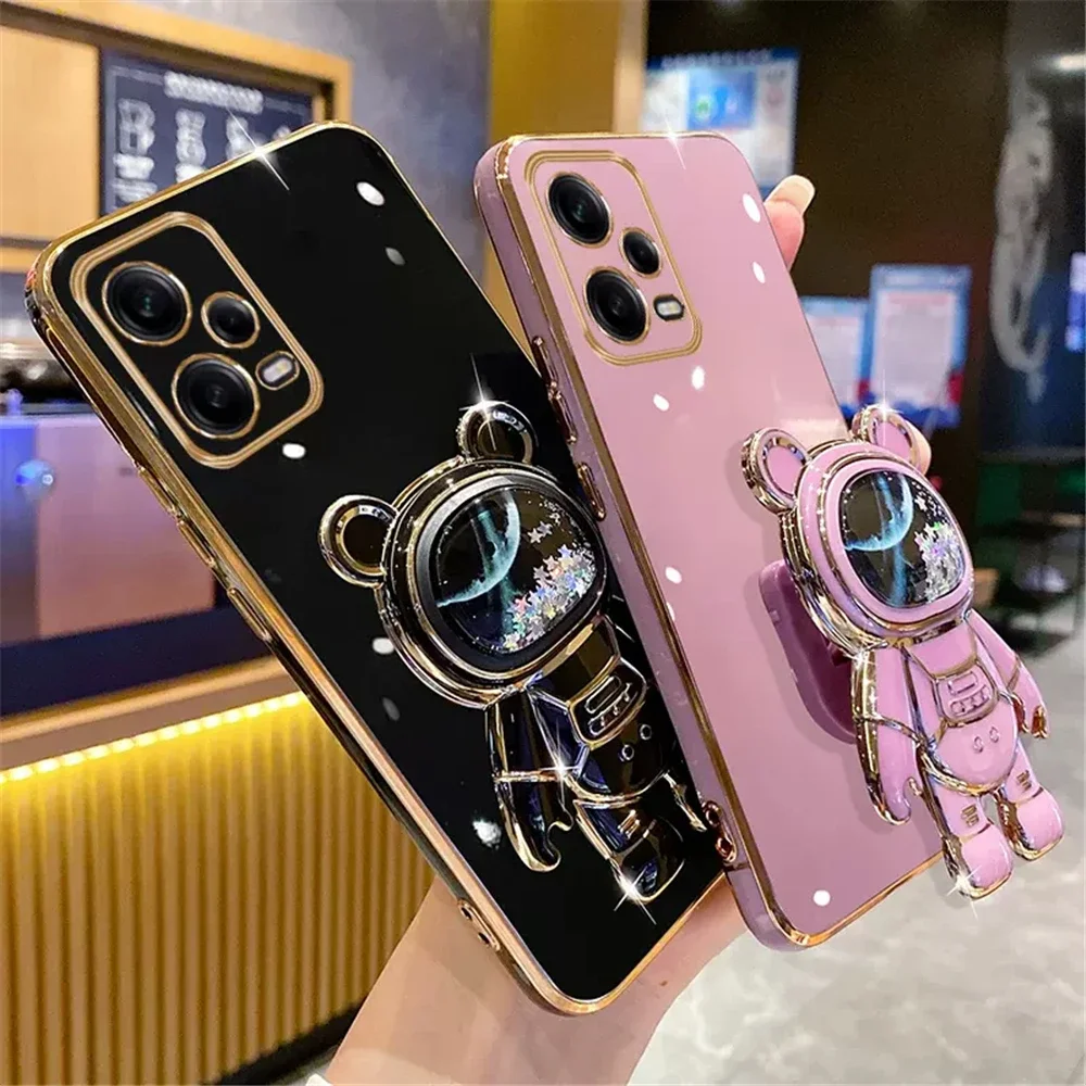 Capa-de-luxo-Glitter-Quicksand-para-Xiaomi-Capa-para-Astronauta-Redmi ...