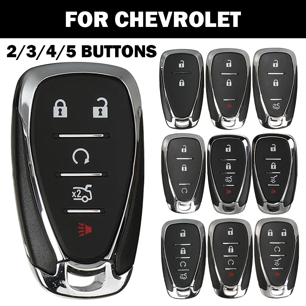 2-3-4-5-Buttons-Remote-Key-Shell-Case-Fob-For-Chevrolet-Chevy-Camaro ...