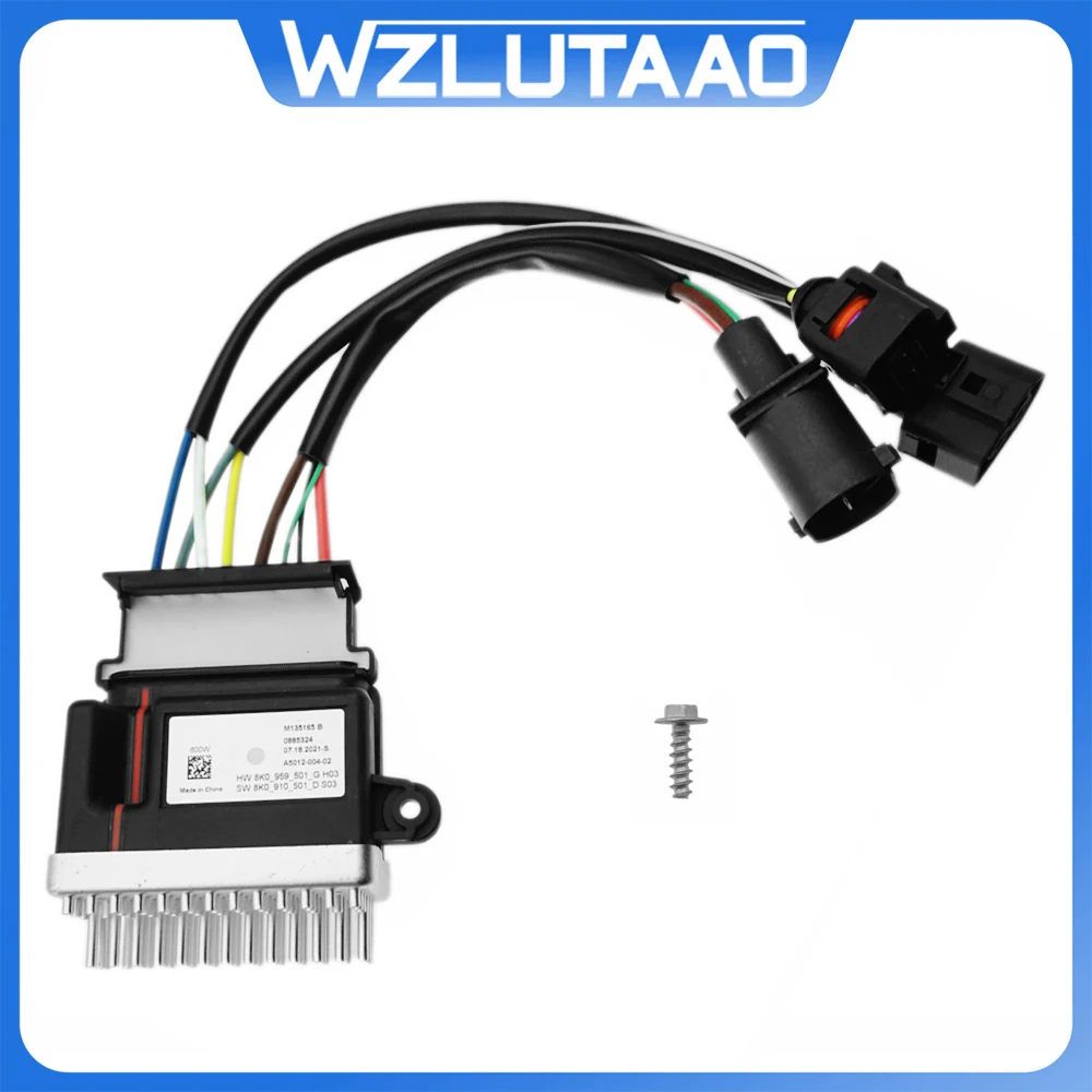 Unité de commande de ventilateur de radiateur, pour Audi A4 A5 A6 A7 Q3 ...