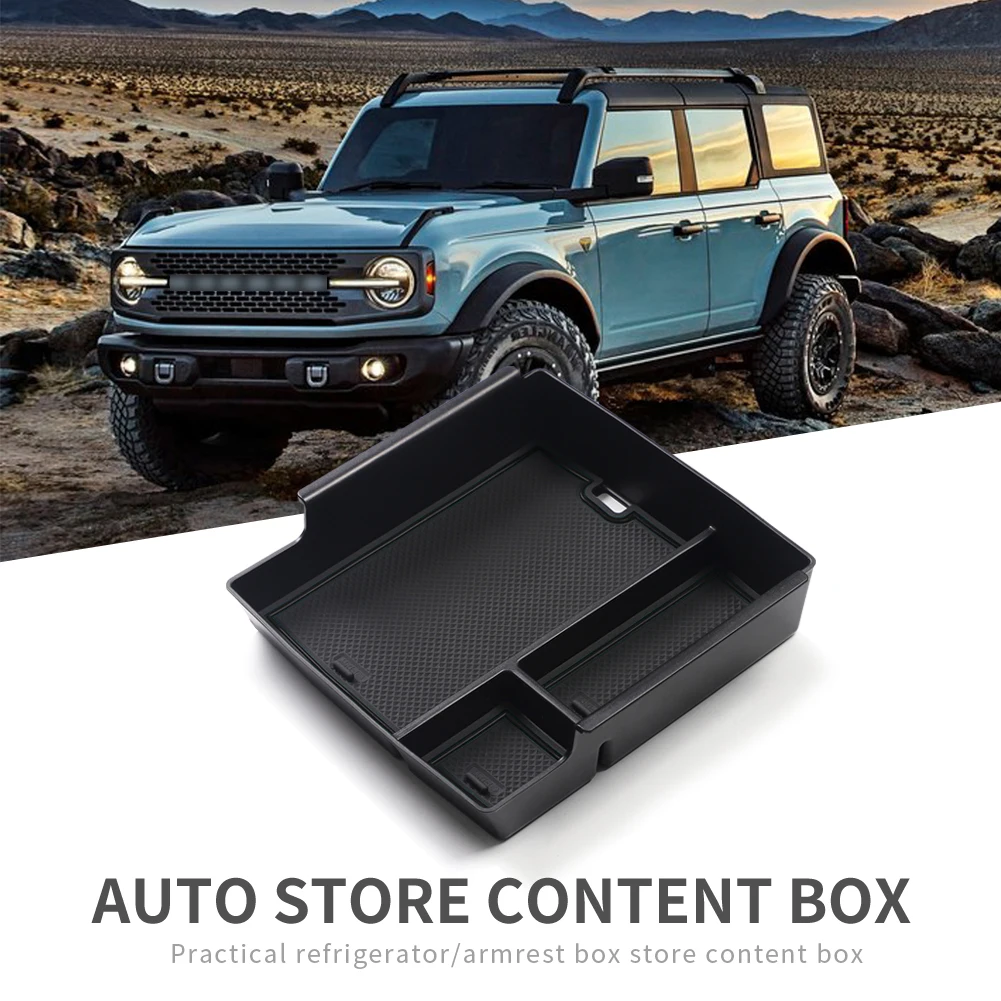 ZUNDUO Central Armrest Storage Box for Ford Bronco 2021 2022 ...