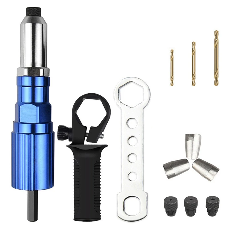 Electric Rivets Tool Rivets Nut Tool Drill Adapter Cordless Riveting ...