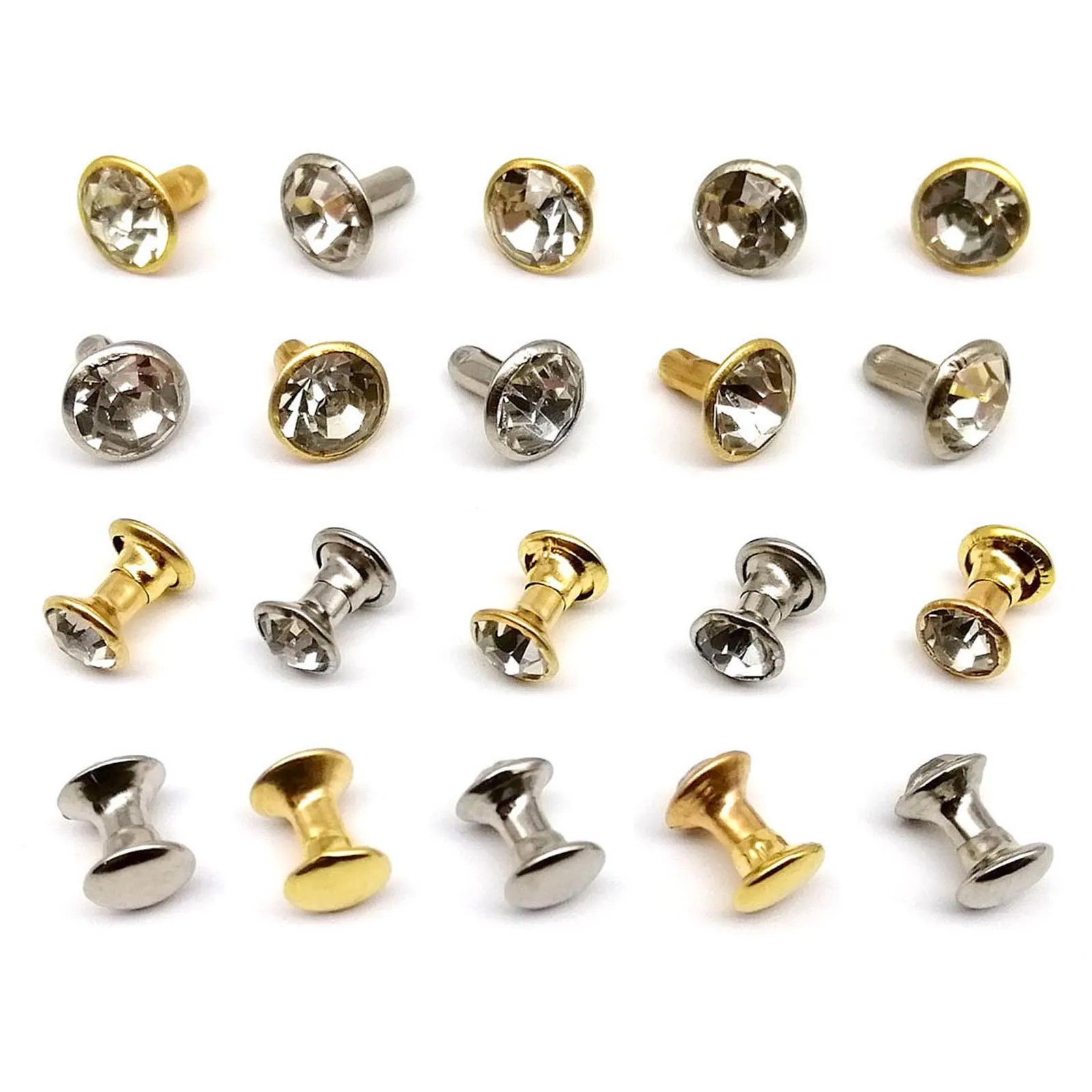 50sets-6-8mm-Copper-Double-Cap-Crystal-Rhinestone-Rivet-for-Leather ...