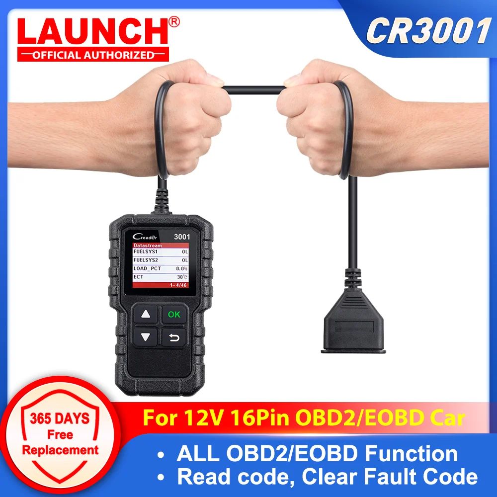 LAUNCH-X431-CR3001-Creader-Code-Reader-V2-0-OBDII-EOBD-Read-Code-Engine ...