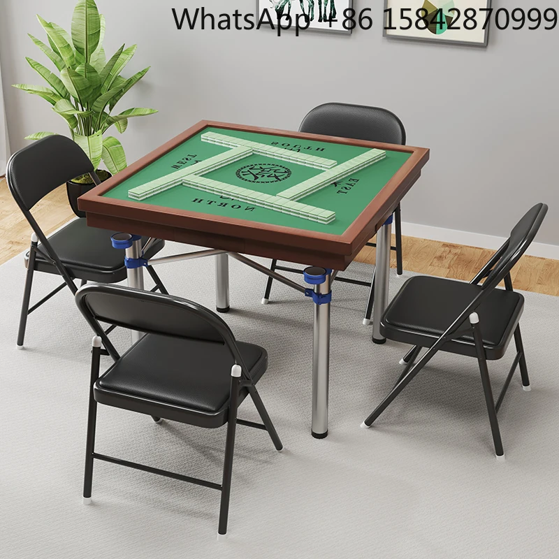 Manual Mahjong Table: The Ultimate Folding Solution for Home Game Nights