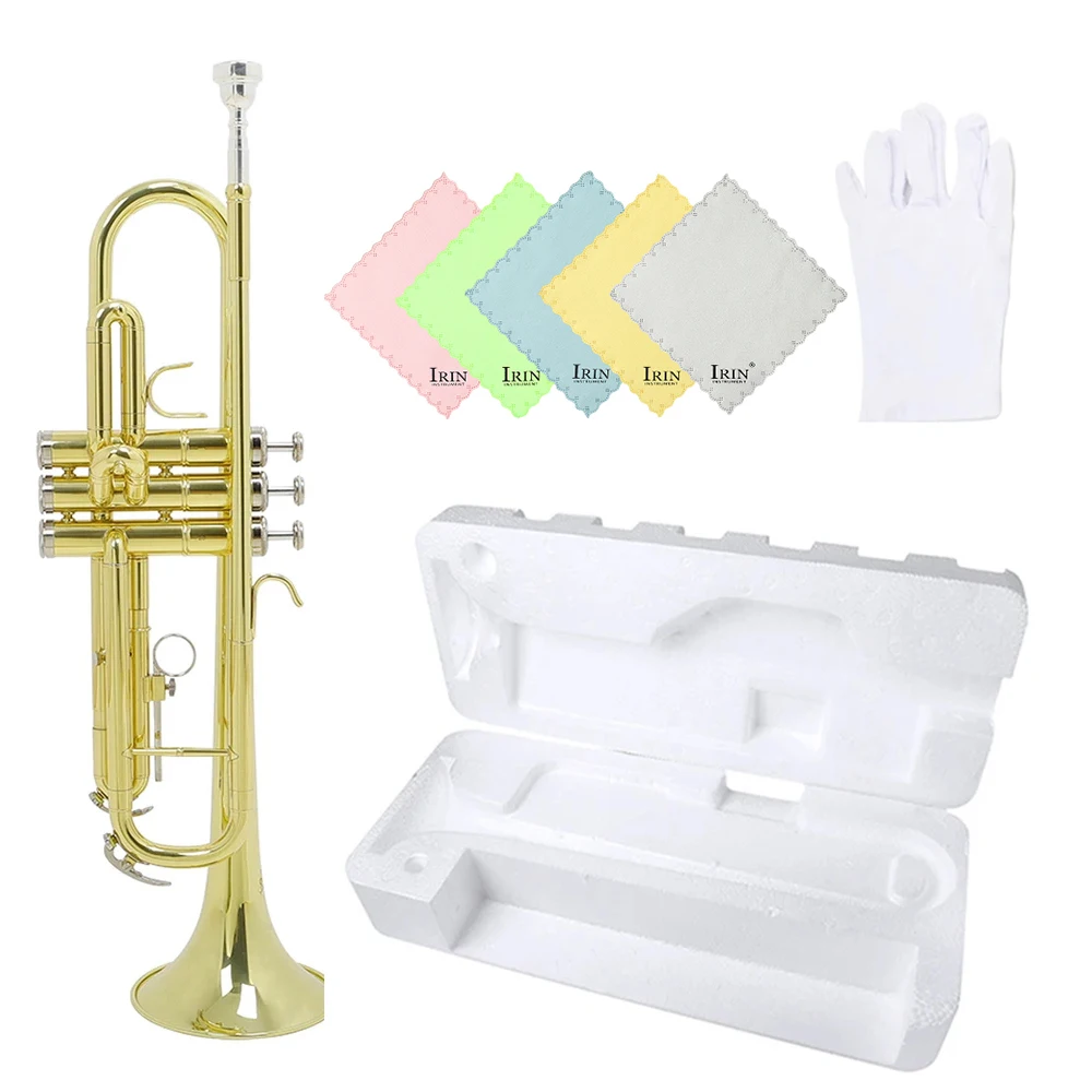 SLADE-Musical-Trumpet-Bb-B-Flat-Brass-Trompeta-Golden-Durable-Trompete ...