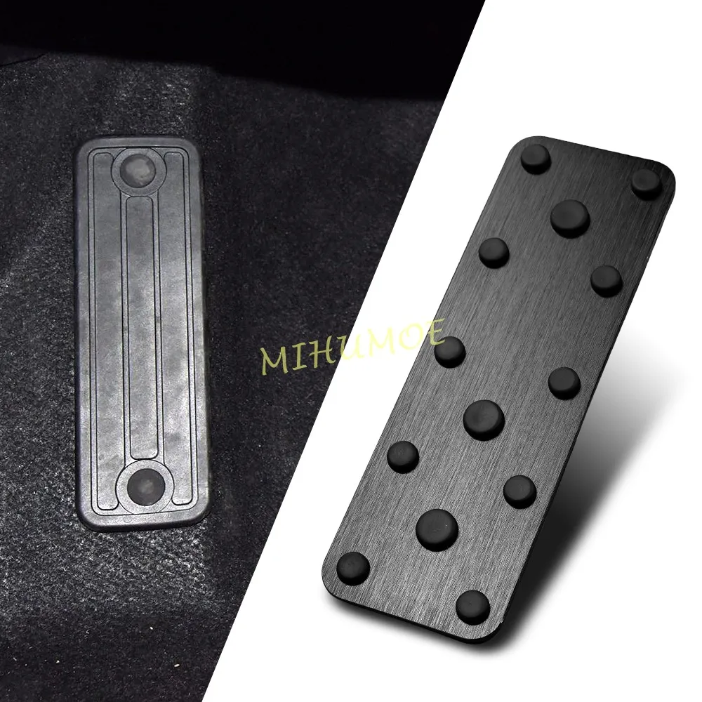 Black-Aluminium-Footrest-Dead-Pedal-Cover-Overlay-For-2008-2023-Subaru ...