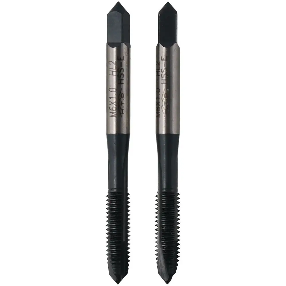 2pcs-High-Speed-Steel-Spiral-Point-Threading-Tap-M6-x-1-0-Metric-Screw ...