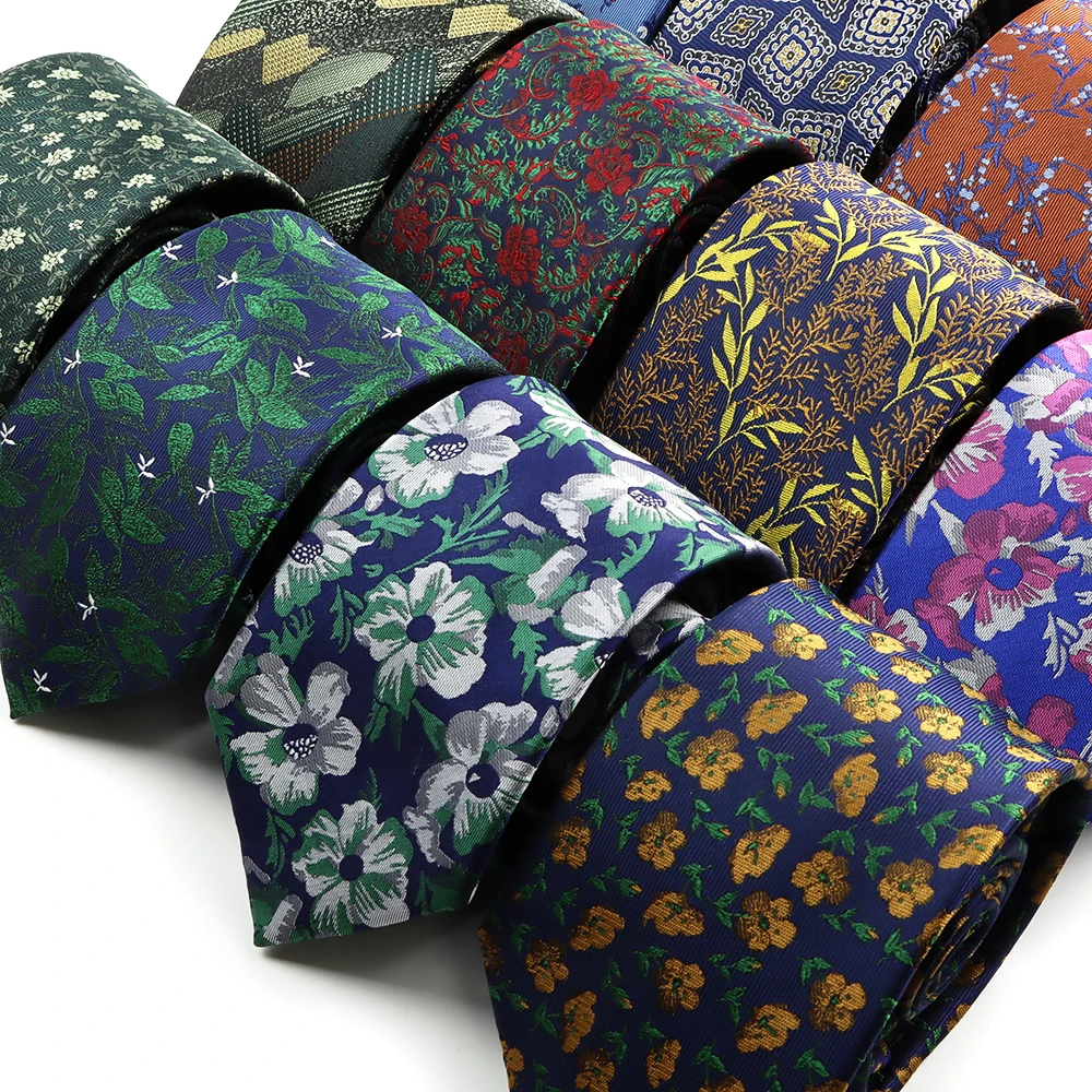 Elegantly-Polyester-NeckTie-For-Man-Beautiful-Floral-Office-Wedding ...