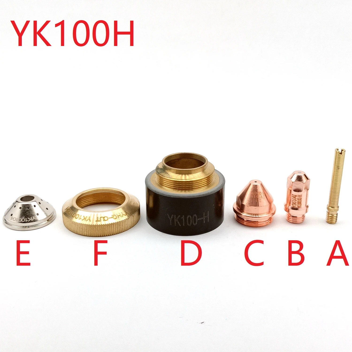 YK100H CNC Plasma Torch Electrode Nozzle Tip YK-100 YK100 YK100104 ...