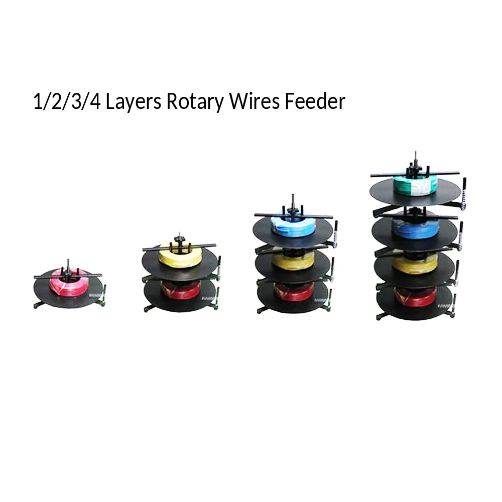 1-2-3-4-Layers-Rotary-Wire-Feeder-Rotating-Disc-Tools-Cable-Coil ...