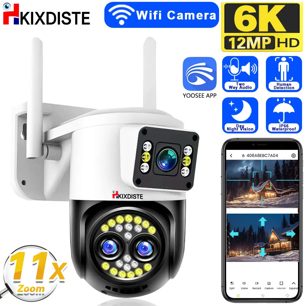 YOOSEE-Wireless-Outdoor-6K-12MP-WiFi-Security-Camera-Smart-Three-Lens ...