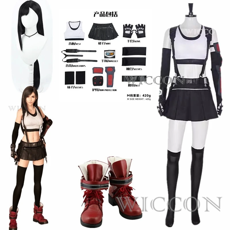 Final-Fantasy-VII-Remake-Tifa-Cosplay-Tifa-Lockhart-Cosplay-Costume ...