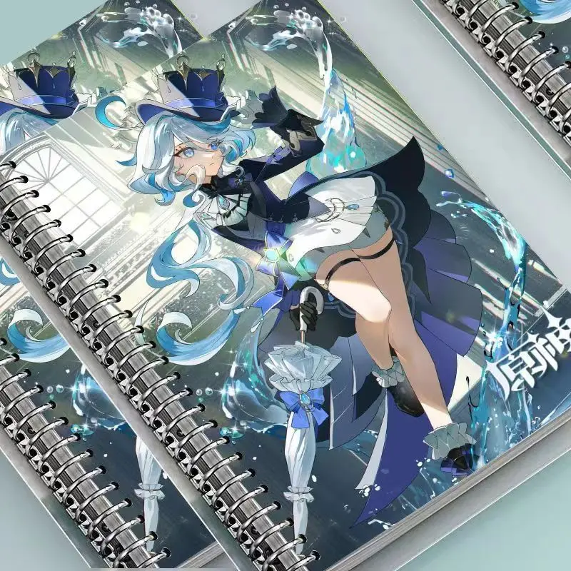 Game-Genshin-Impact-Loose-Leaf-Binder-Notebook-Kawaii-22-Rings-Biner ...