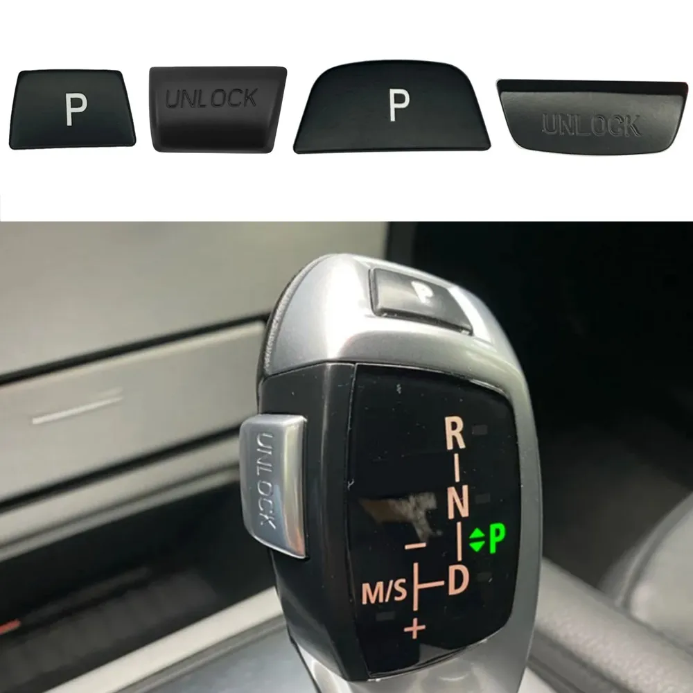 Car-Gear-Lever-Auto-Parking-Button-Letter-P-Unlock-Button-Trim-Sticker ...