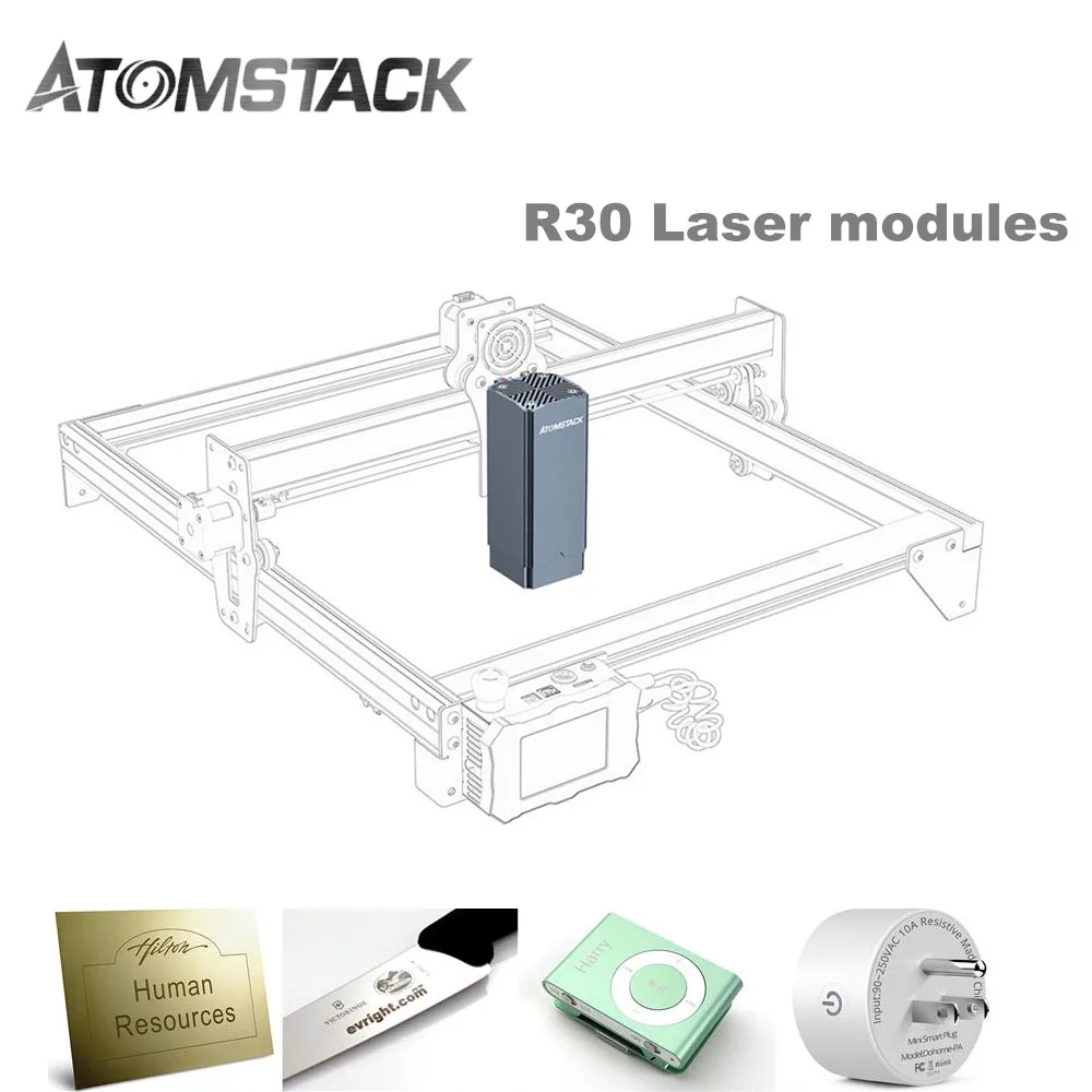 [Pre order] ATOMSTACK R30 Infrared Fiber Laser Module For Metal Plastic ...