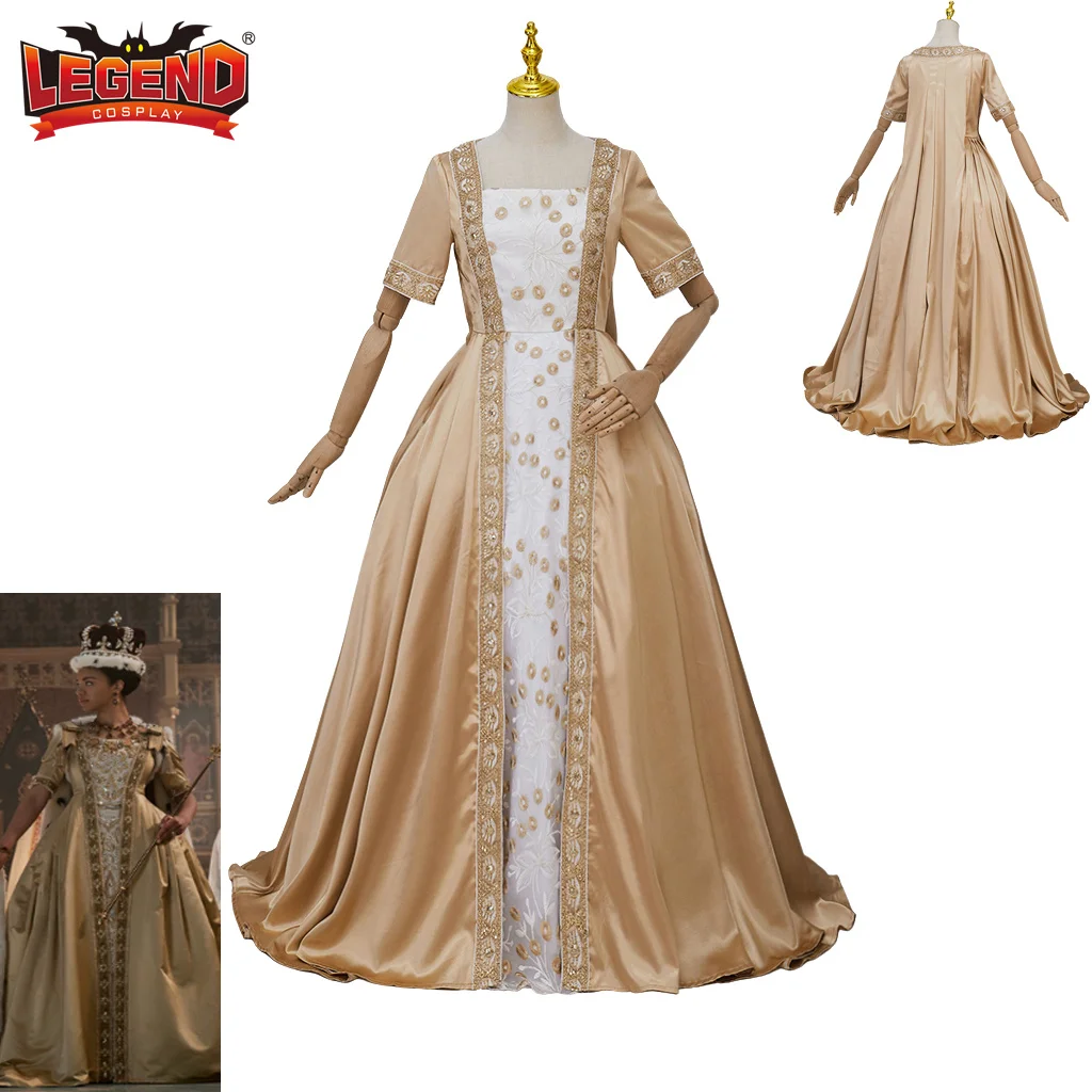 Queen-Charlotte-Cosplay-Regency-Dress-Bridgerton-Costume-Victorian ...