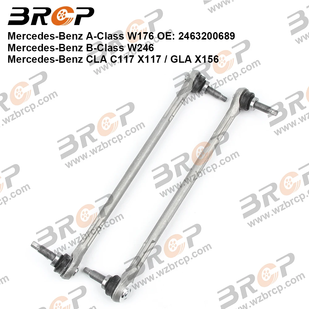 BRCP-Pair-Front-Axle-Sway-Bar-End-Stabilizer-Link-For-Mercedes-Benz-A-B ...