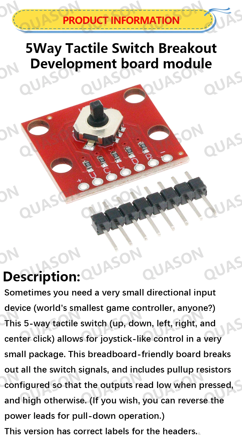 5-канальный тактильный переключатель MINGYUANDINGYE для Arduino | AliExpress