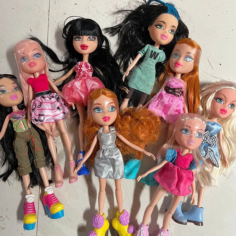 1 Pieces Random Girl Doll with Clothes 1/7 Multi Joints Movable Doll ...