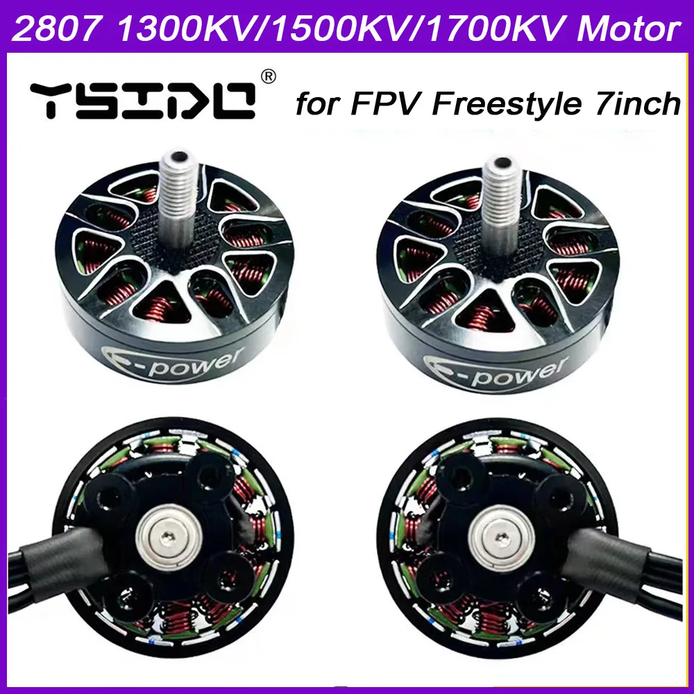 YSIDO X2807 2807 Motor 1300KV 1500KV 1700KV 4S-6S Brushless Motor for ...