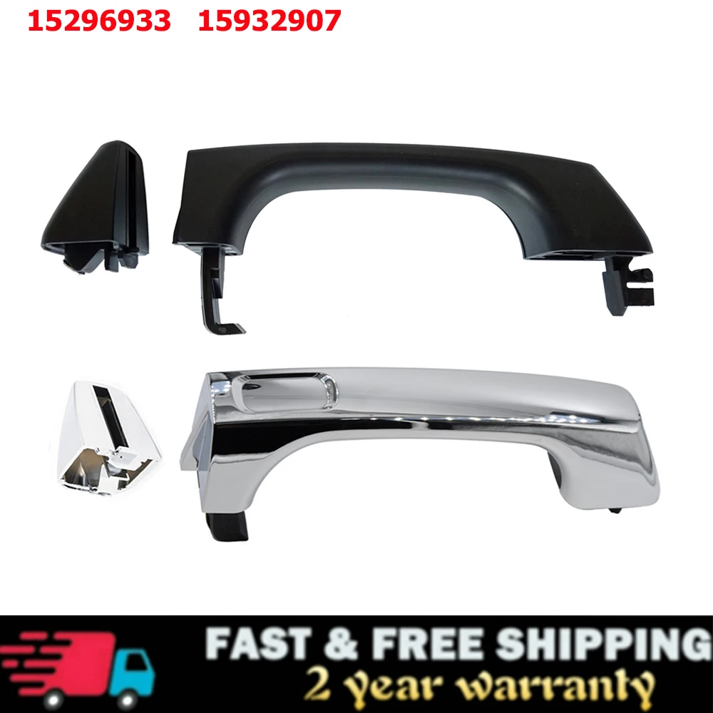 15296933 15794314 25832249 15932907 블랙, 크롬 실버 외부 외부 도어 핸들 전면 후면 왼쪽 오른쪽 ...