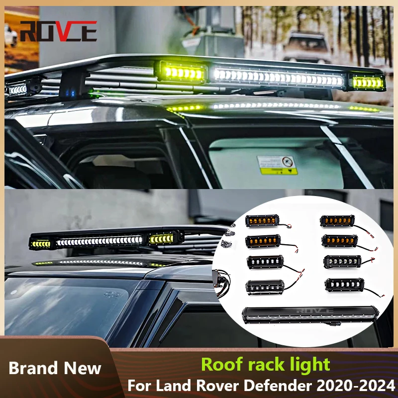ROVCE Roof Rack Light Top Lamp Rack Off-road Lights For Land Rover ...