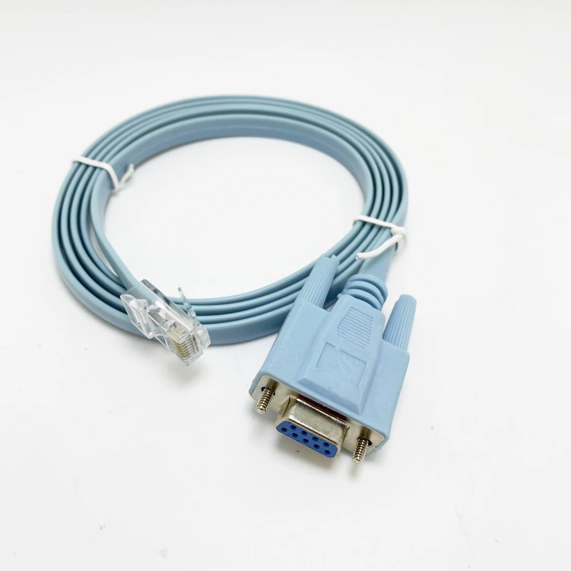 Rs232-Db9-Connector-To-RJ45-Cat5-Ethernet-Adapter-CONSOLE-Cable-For ...