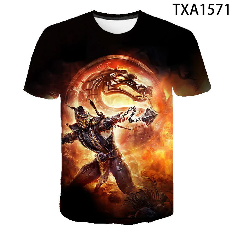 Mortal-Kombat-3D-T-Shirt-Men-Women-Kids-T-Shirt-Fighting-Game-MK ...