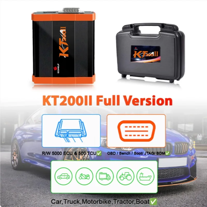 New-V2024-KT200II-Full-Version-With-Offline-Dongle-For-Car-Truck ...
