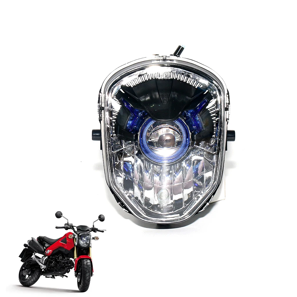 Motorcycle-Headlight-Headlamp-Led-Lens-Headlight-For-Honda-Grom125 ...