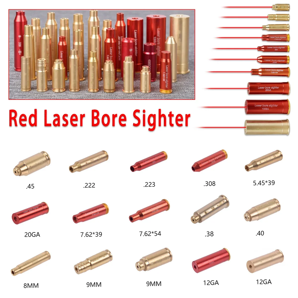 Tactical-20GA-12GA-Red-Laser-Bore-Sighter-5-45x39-7-62x54-7-62x39 ...