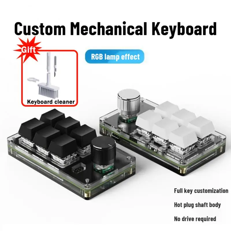 RYRA-Programming-Macro-Custom-Knob-Keyboard-RGB-6-Key-Copy-Paste-Mini ...