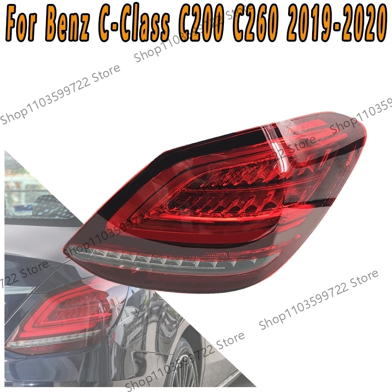 For Mercedes Benz C-Class W205 C180 C200 C260 2015-2020 LED Taillights ...