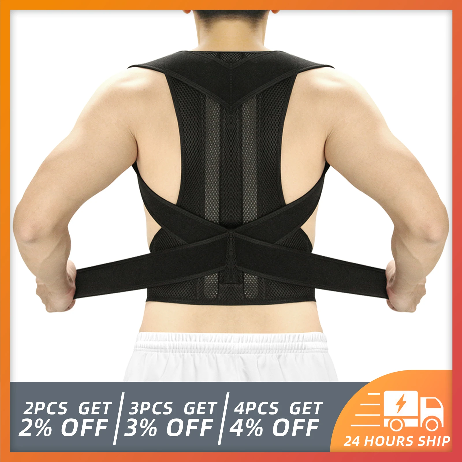Aptoco Posture Corrector Back Posture Brace Clavicle Support Stop Slouching And Hunching ...